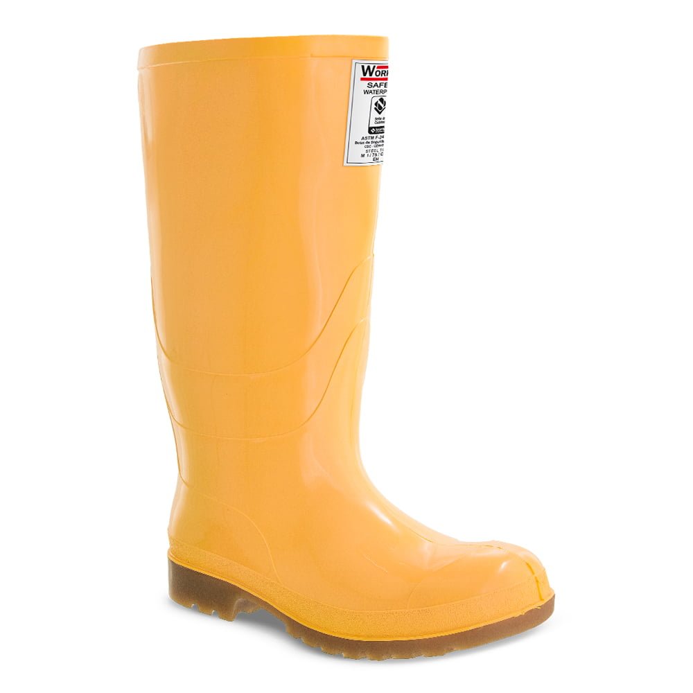 Bota Croydon Workman Safety Waterproof SPPU Amarilla 502-80-1 - calzaunico
